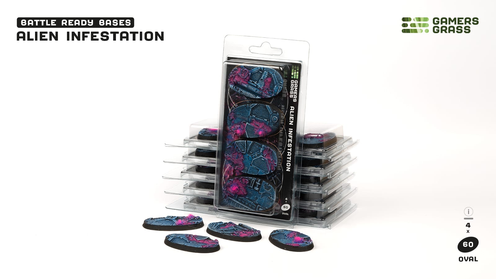 Alien Infestation Oval Bases – Shieldwall Miniatures
