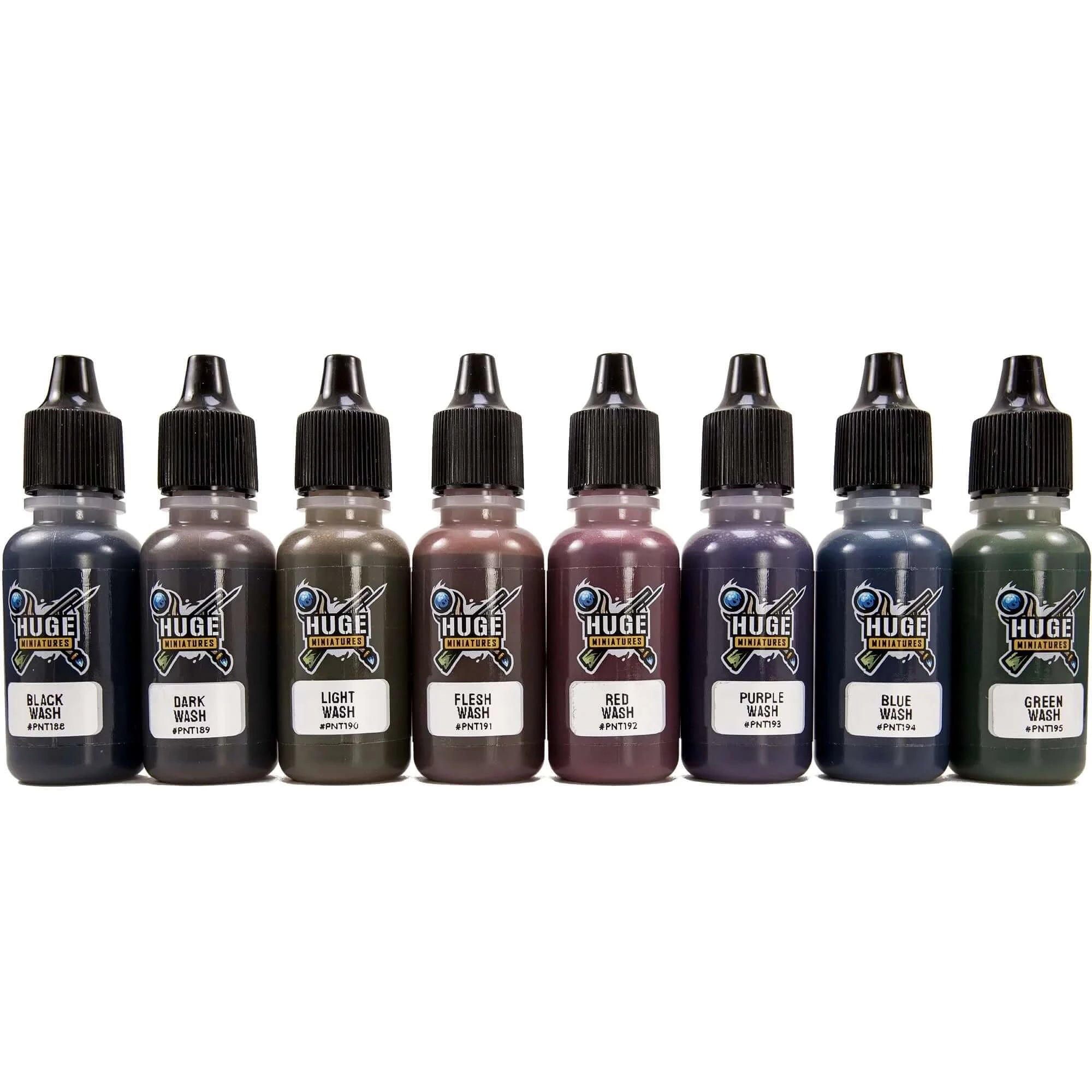 Huge Miniatures Model Washes: Click to see Colors – Shieldwall Miniatures